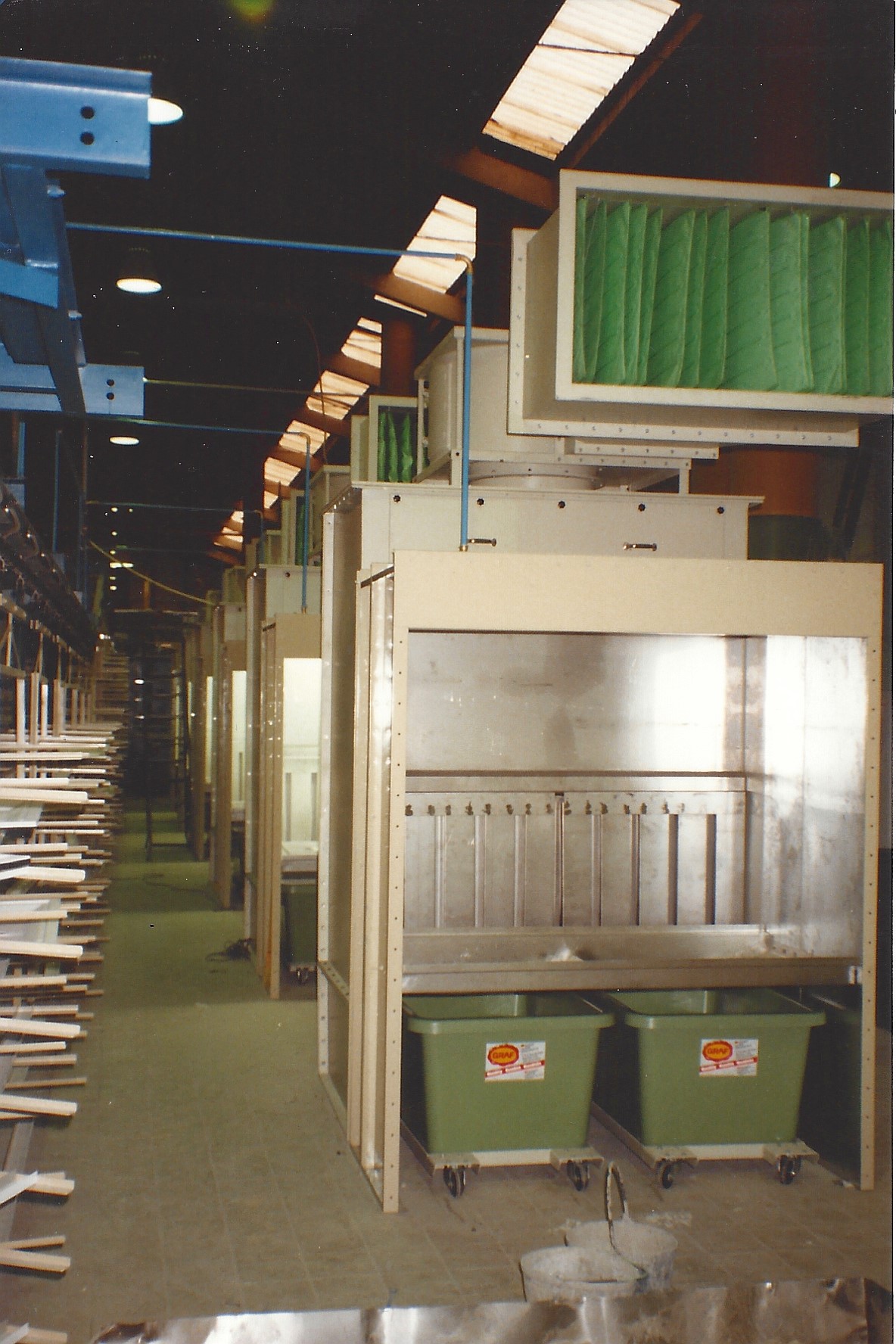 Industrial Enameling - Wet enameling plant for cookers